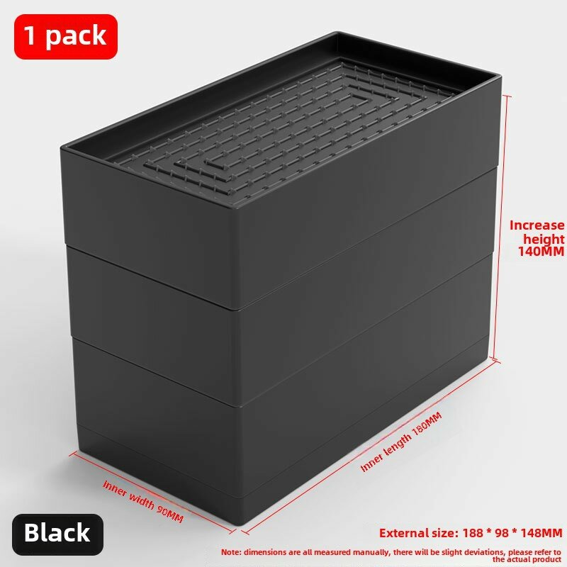 Кровать Amazon Black Furniture, нескользящая накладка из ТПУ, высота 14 см