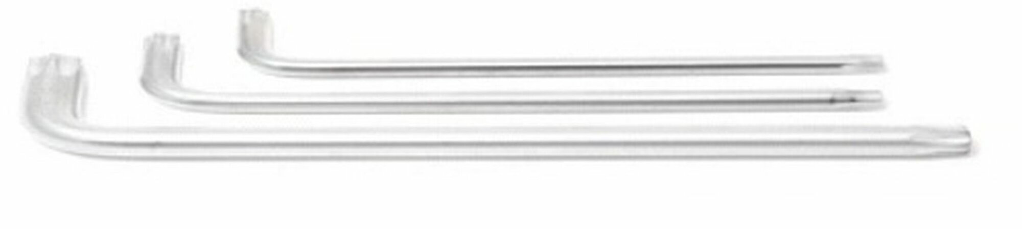 Ключ торкс TORX T55H Г-образный экстрадлинный с отверстием, арт RF76755XL