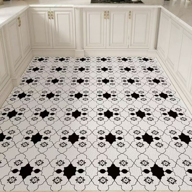 Кухонный напольный коврик, изготовленный из диатомитовой земли, впитывающий, маслопоглощающий, противоскользящий, большой, покрывающий всю площадь, можно разрезать на размер 120*140 см.