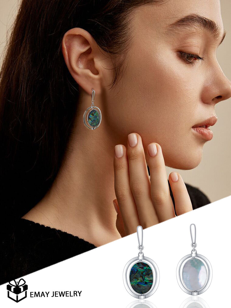 Серьги, искусственный камень