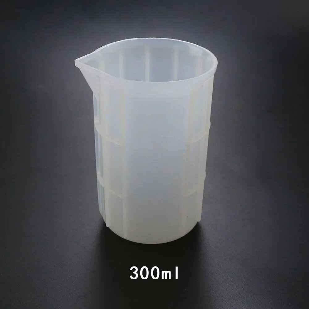 Силиконовые мерные стаканы JCD для свечей и эпоксидной смолы 300ML