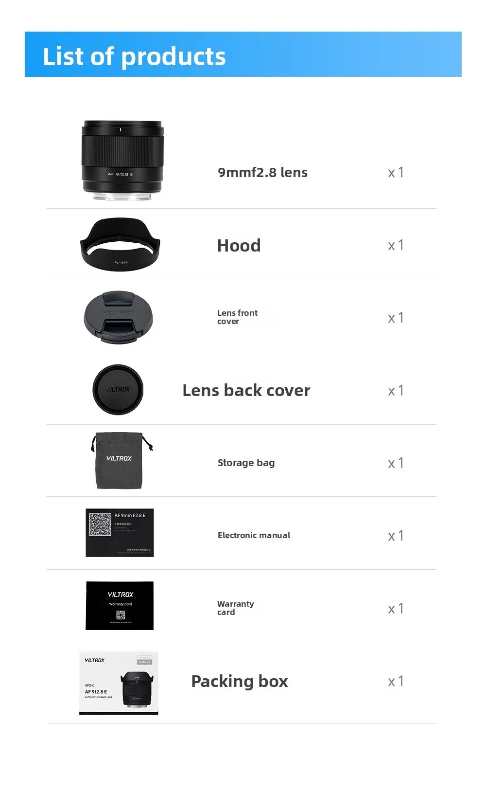 Viltrox 9mm F2.8 AF Lens Sony E-mount APS-C