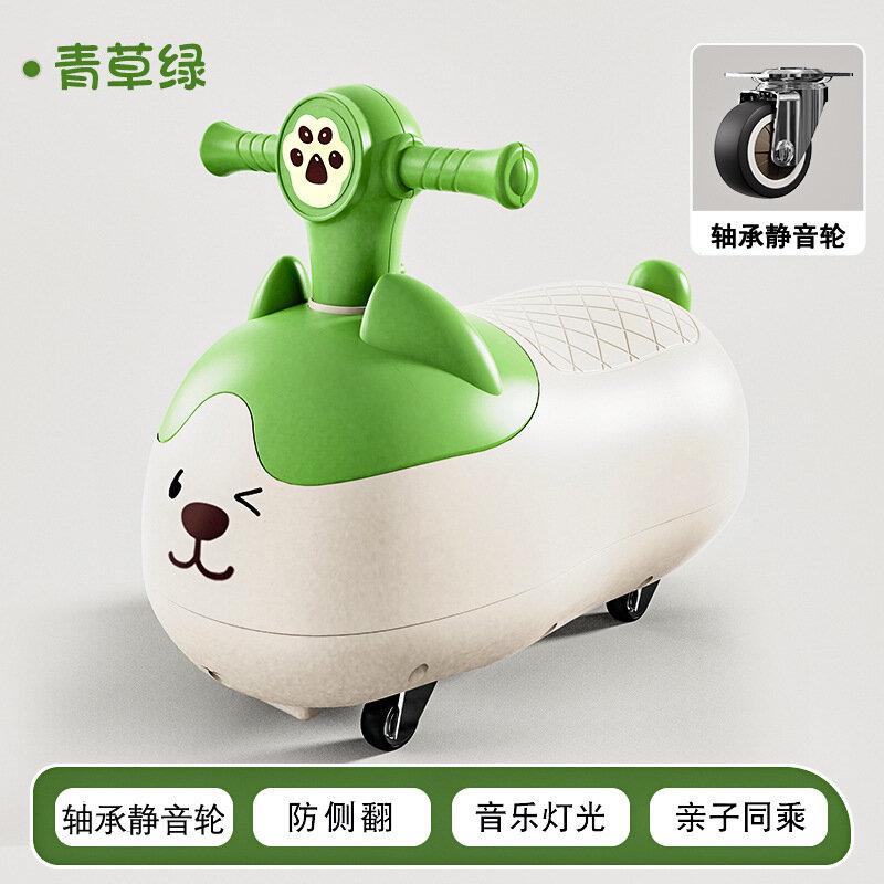 Арахисовая машина, машина-качалка для детей 1-3 лет, подарок для малышей, антиопрокидывающаяся качалка, машина для годовалого ребенка, йо-йо машина