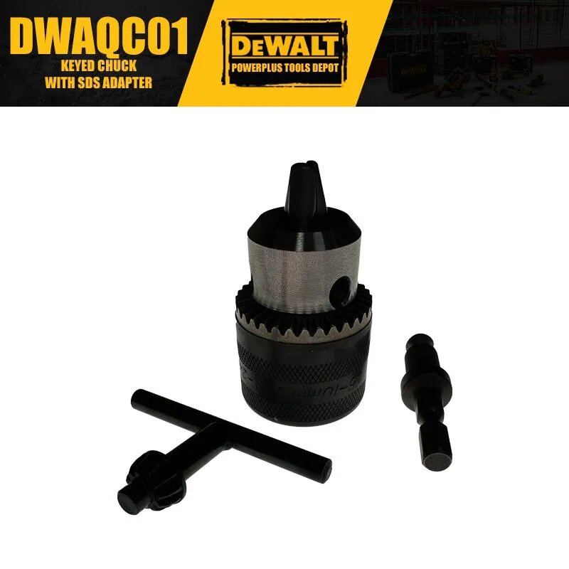 DEWALT DWAQC01 Ключевой патрон с адаптером SDS Аксессуары для инструментов