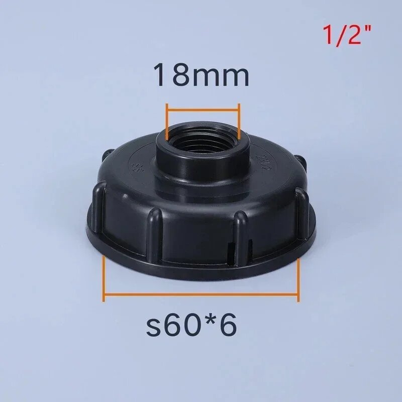 Адаптер для IBC-контейнера 1/2", 18mm, черный