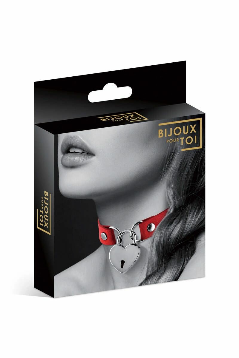 Чокер COLLIER PENDENTIF COEUR ROUGE