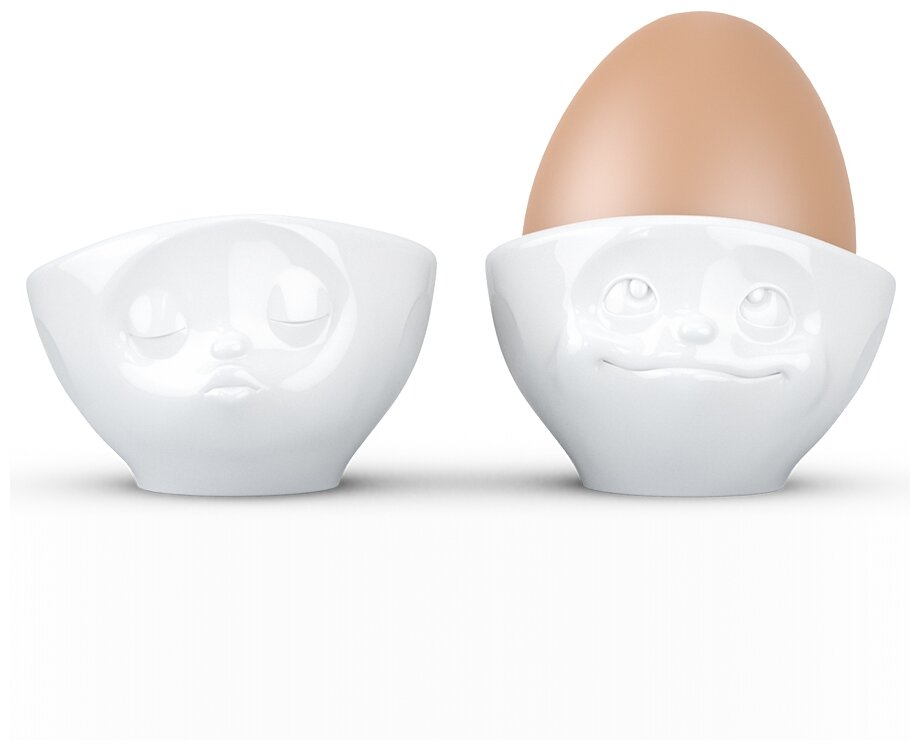 Набор подставок для яиц Tassen Kissing & Dreamy, 2 шт, белый, Tassen, T01.51.01