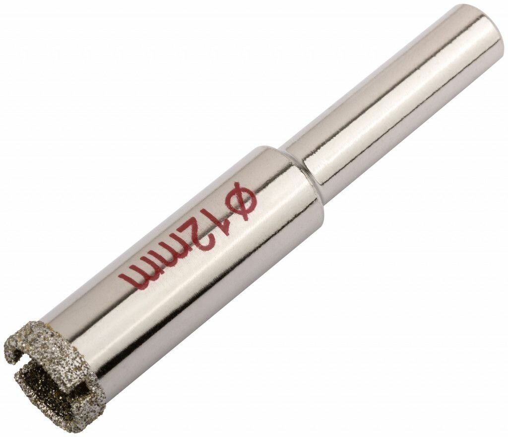 Коронка алмазная кольцевая 12 мм FIT для керамогранита и мрамора