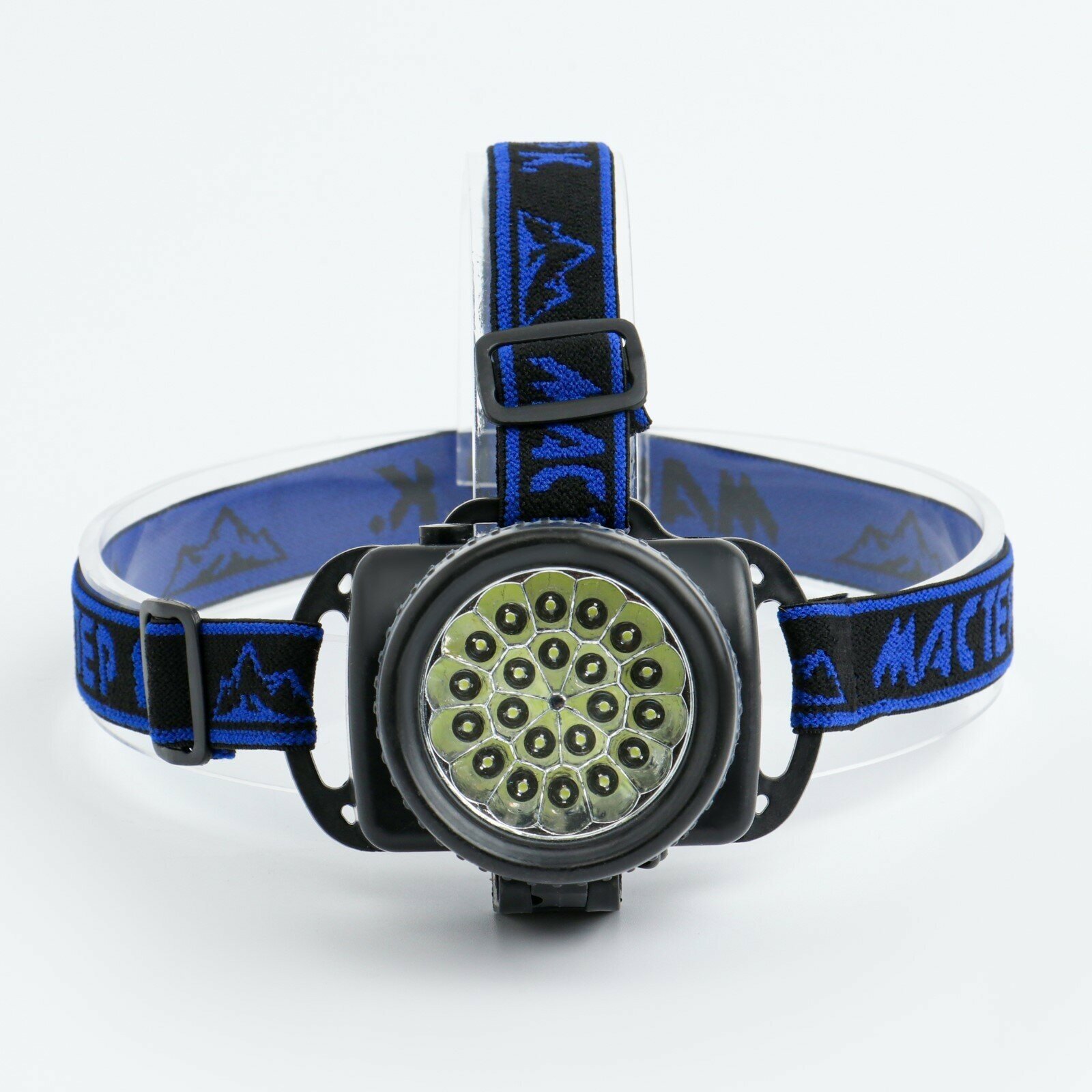 Фонарь налобный «Мастер К», 21 LED, от батареек 3×АА