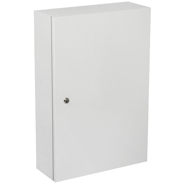 Шкаф 407S R6 600х400х155мм белый 42079 с монтажной платой без реек Щитэлектрокомплект