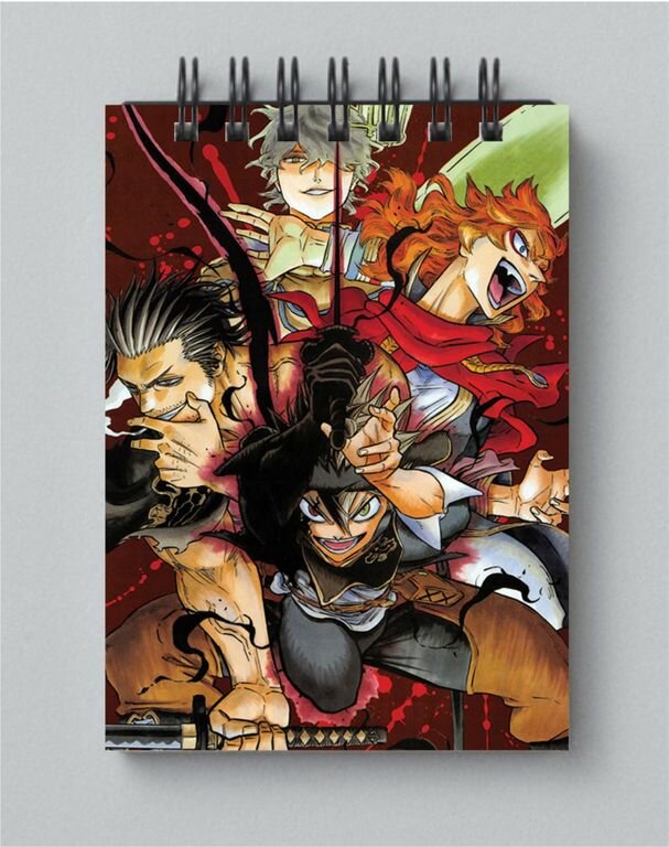 Блокнот Черный Клевер, Black Clover №3, А5