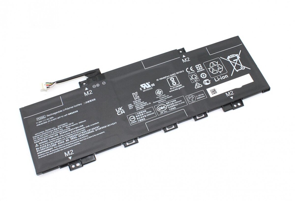 Аккумулятор для HP Pavilion Aero 13-BE (PC03XL) 11.55V 43.3Wh