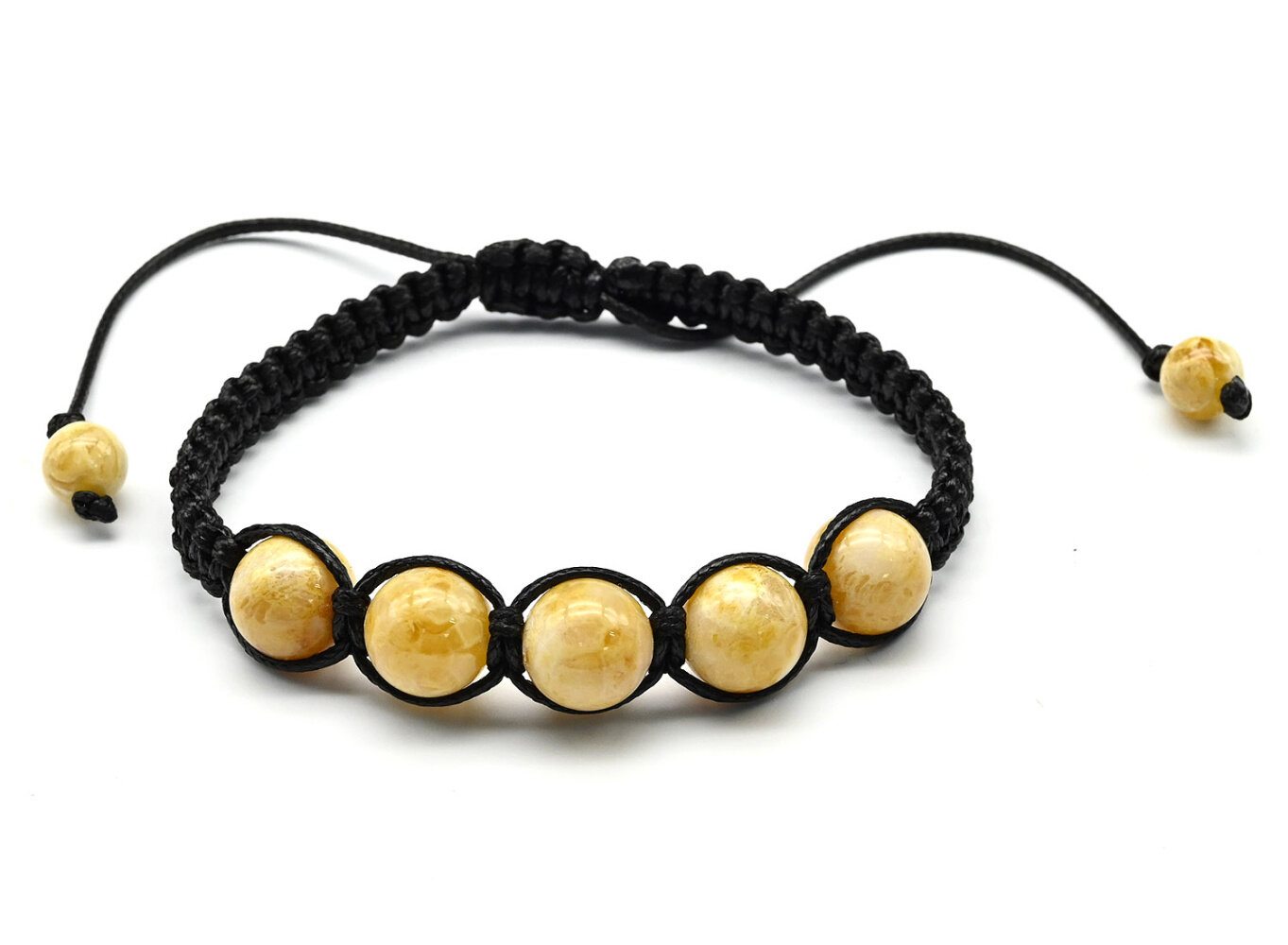 Браслет, янтарь