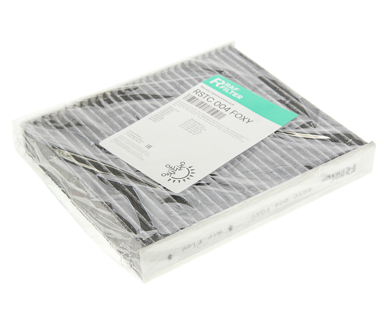 Фильтр воздушный салона FORD C-Max, Mondeo 4, S-Max VOLVO C30, S40 угольный RAF FILTER