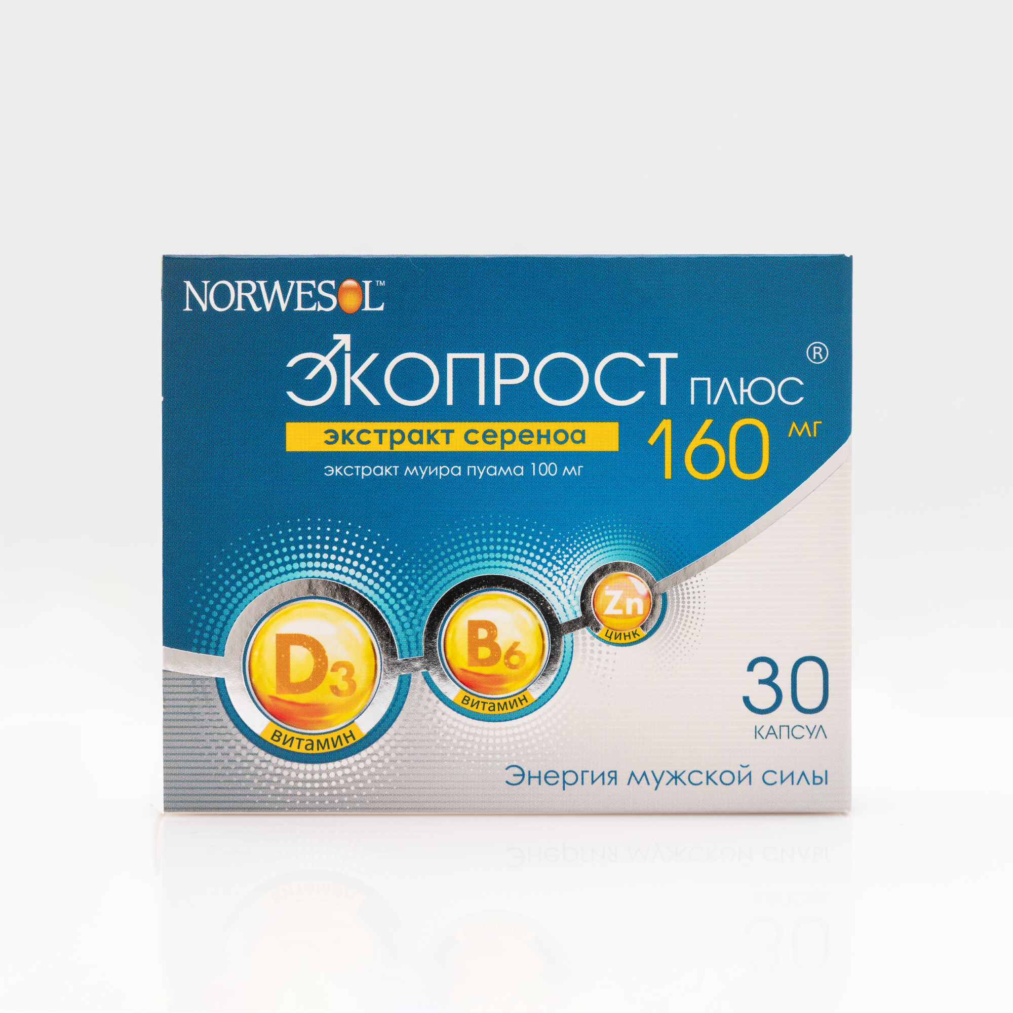 "Экопрост" - комплекс витаминов B6 и D3 с цинком