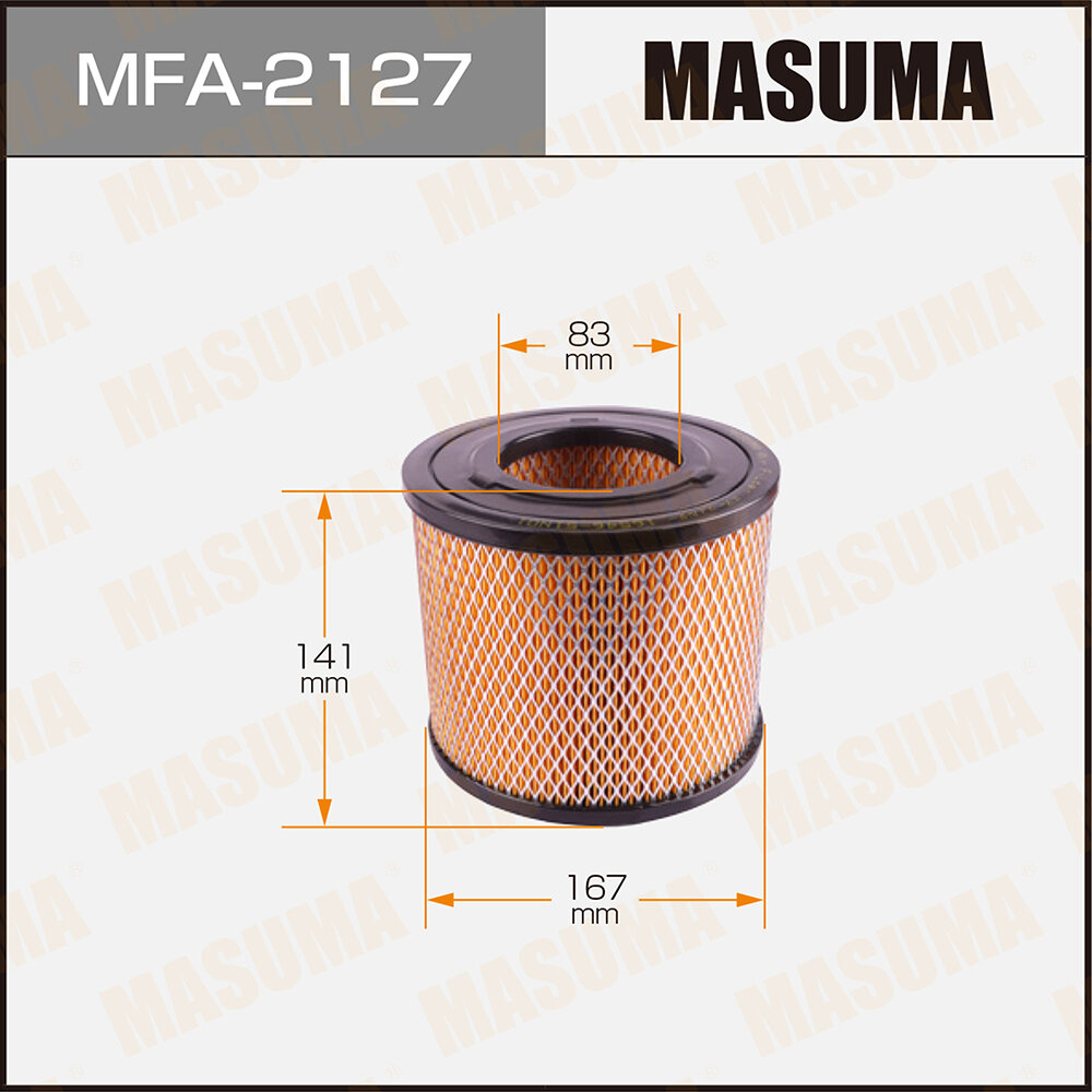 Фильтр воздушный Nissan Safari 91-; Isuzu Bighorn 98- Masuma