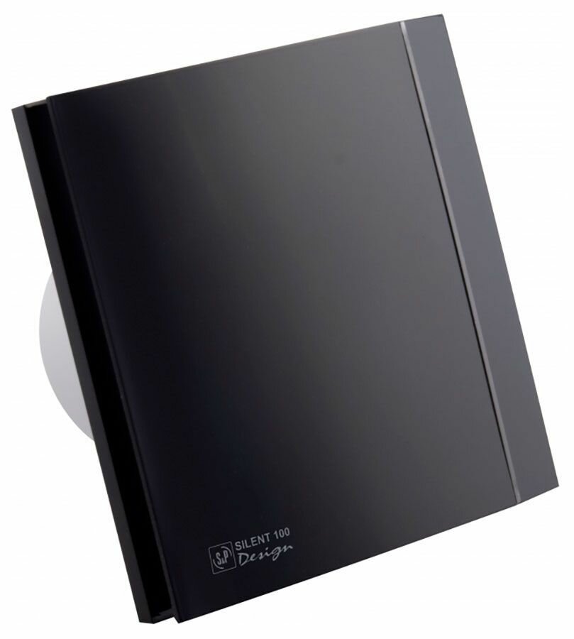 Вытяжной вентилятор Silent-100 CZ Matt Black Design 4C Soler&Palau 03-0101-921