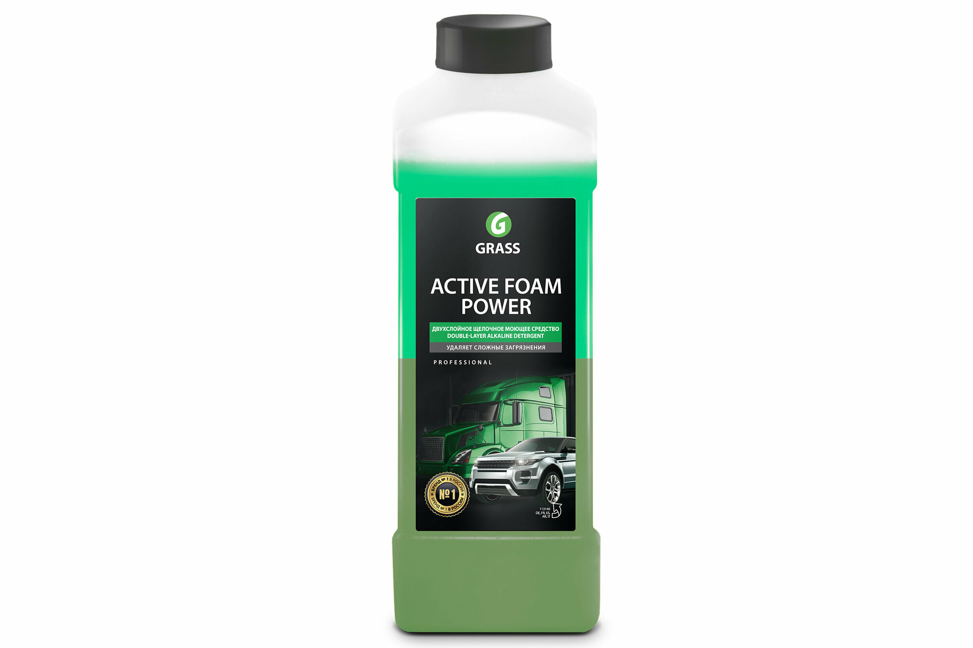 Шампунь для бесконтактной мойки "Active Foam Power" (Grass) 1кг