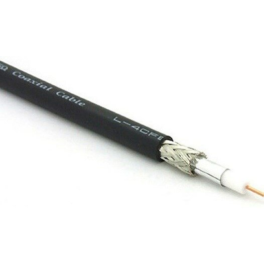 Кабель коаксиальный в нарезку Canare L-5CFB BLK, 1 м