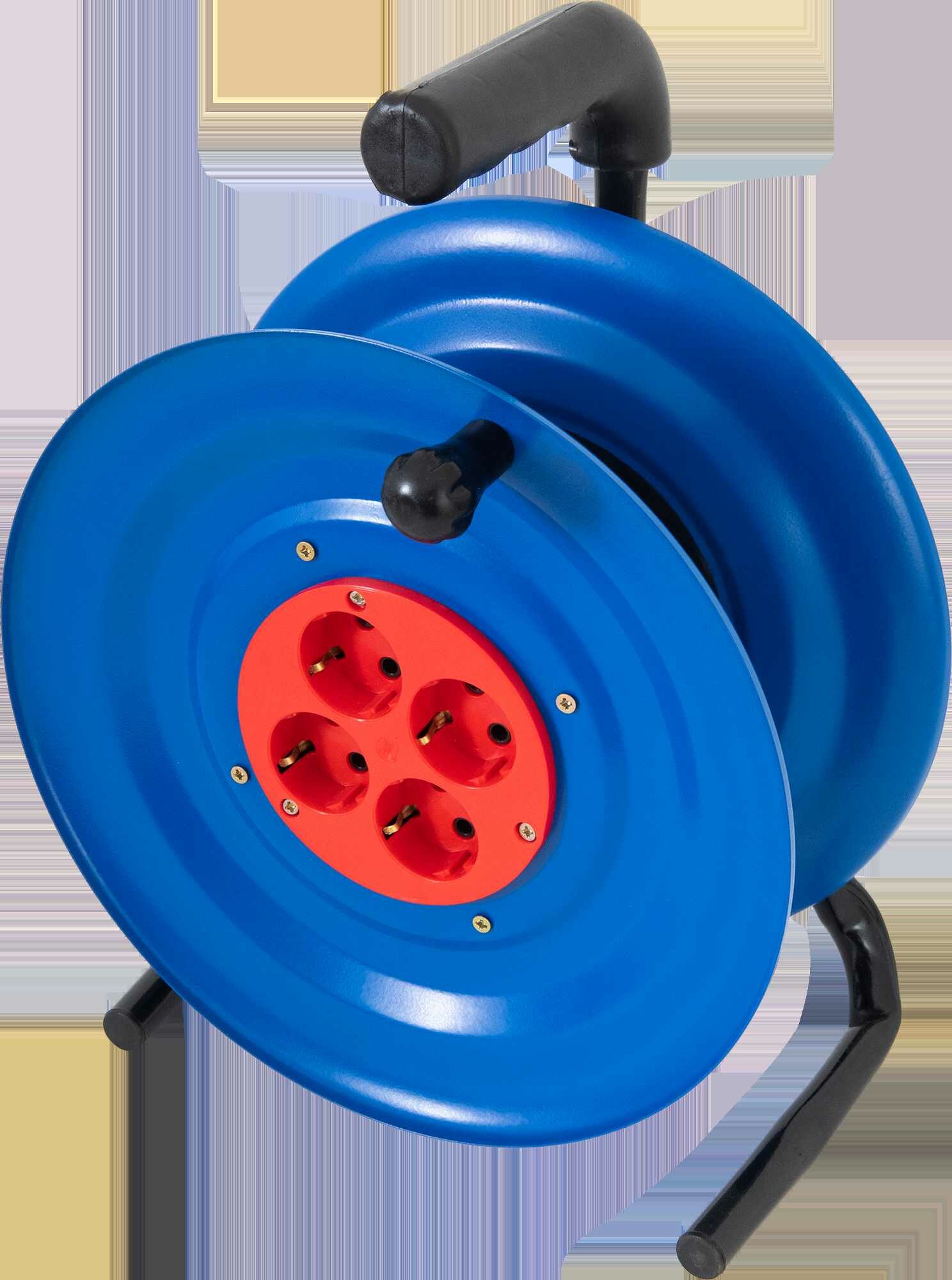 Катушка металлическая D300 4Р IP20 С/З