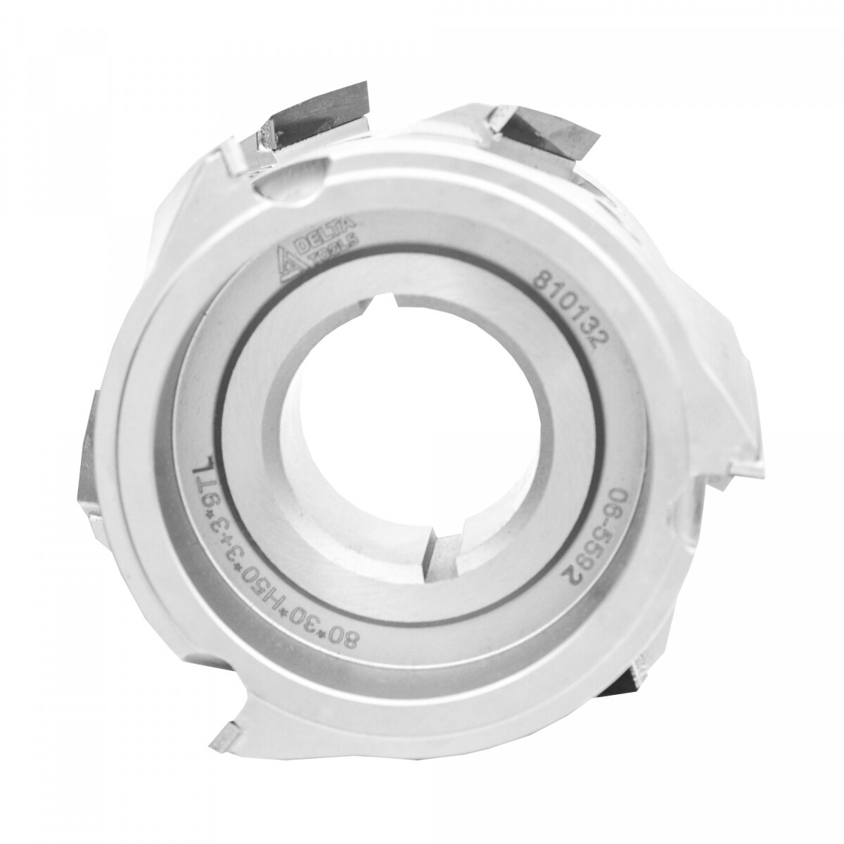 Фреза алмазная DELTA TOOLS 80x30x50 3+3x9Т L фуговальная для кромкооблицовочныx станков