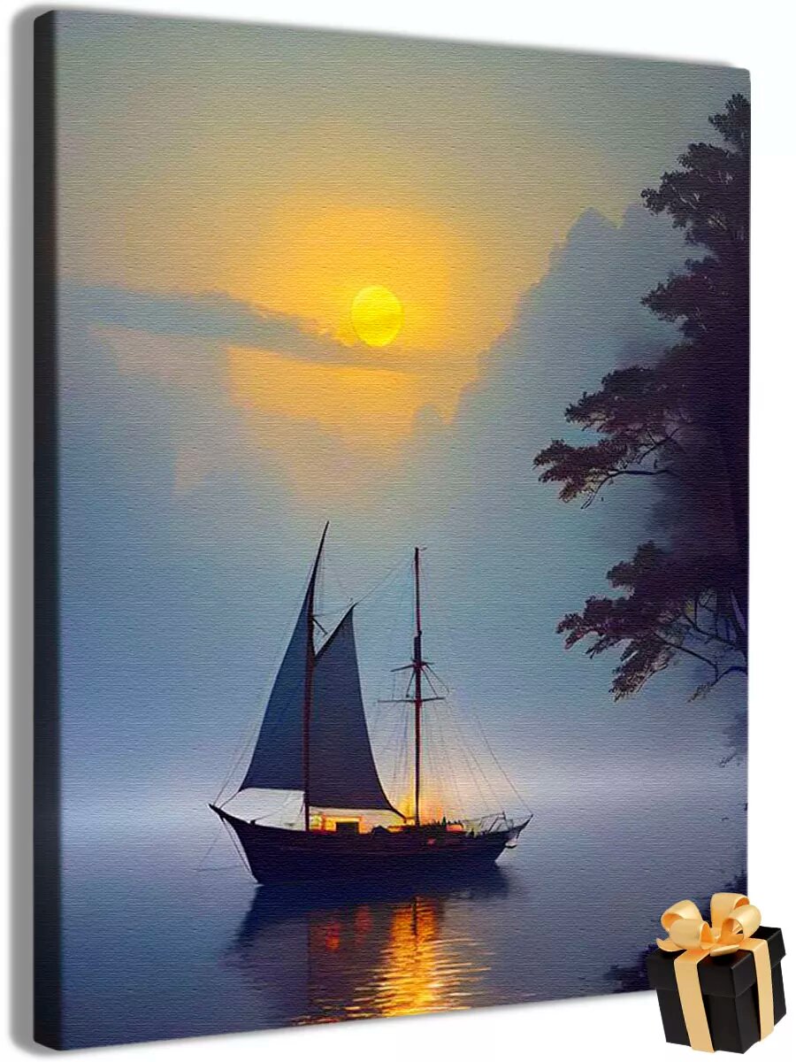 Картина по номерам море