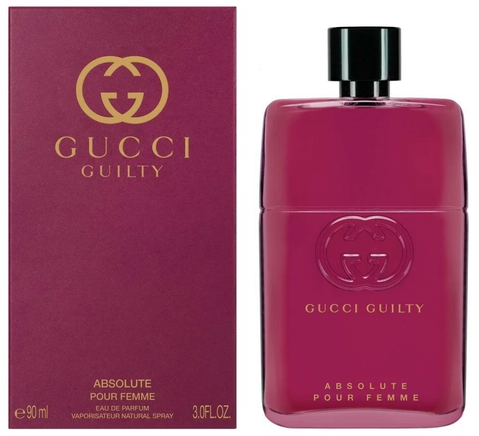 Gucci женская парфюмерная вода Guilty Absolute Pour Femme, Италия, 90 мл