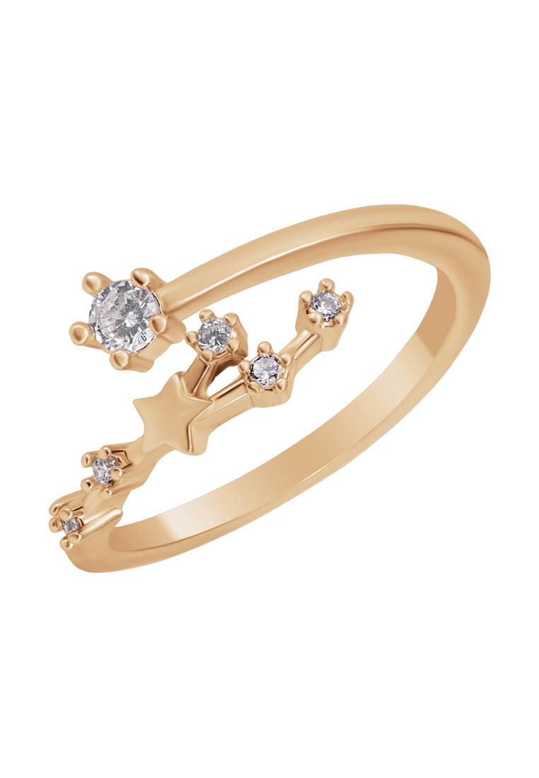 Кольцо помолвочное, фианит