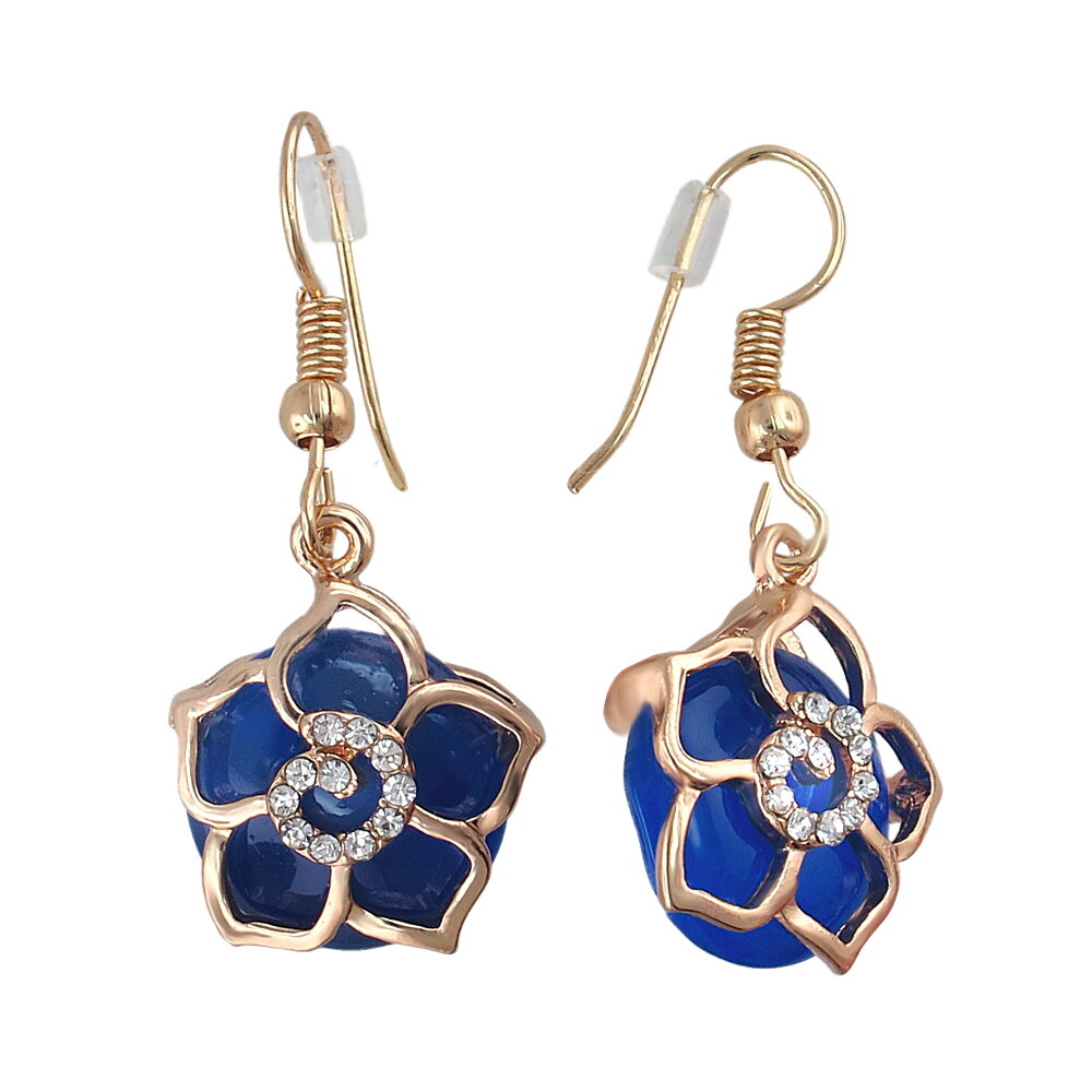 Серьги с подвесками, кошачий глаз