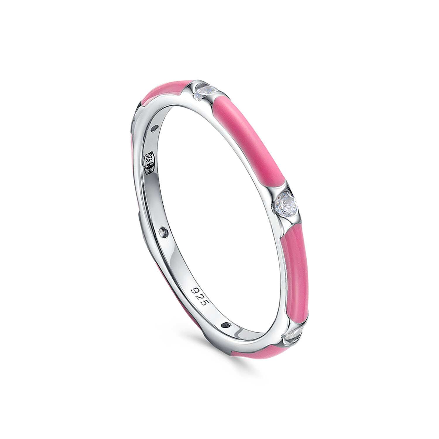 Кольцо, серебро, 925 проба, фианит