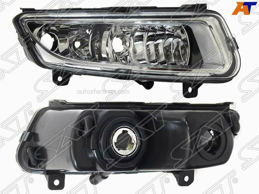 SAT ST4412040R Фара противотуманная (Справа/ SEDAN 15-20 /HBK 09-15 под 2 лампы) Volkswagen Polo 09-20