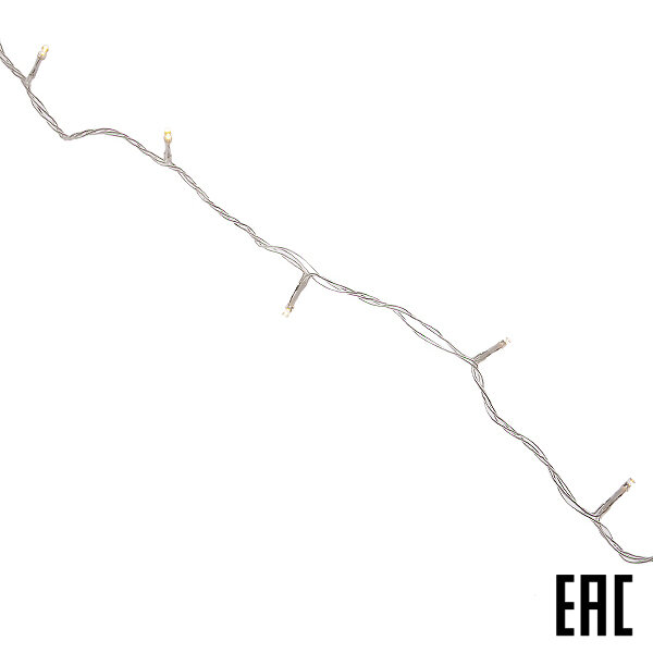 Гирлянда-конструктор светодиодная Б0041905 Нить ENON-10B 24В 10м 96LED тёплый свет IP44 (ЭРА)