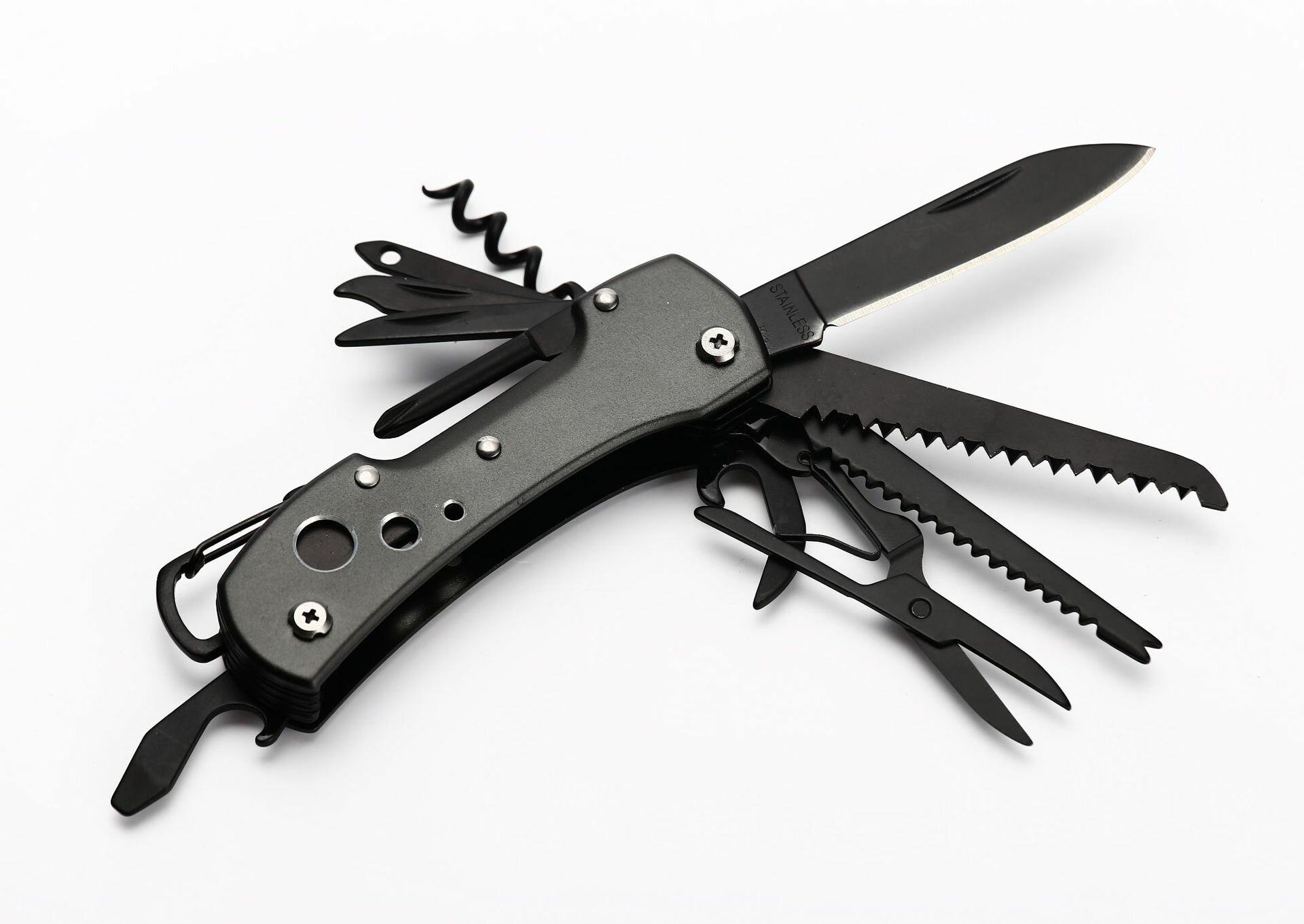 Многофункциональный складной нож Hongfeng, инструмент для активного отдыха, комбинированный нож с ножницами, нержавеющая сталь, аварийный инструмент