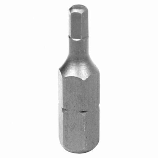 Вставка (бита) торцевая 1/4, HEX, 2 мм, L = 25 мм