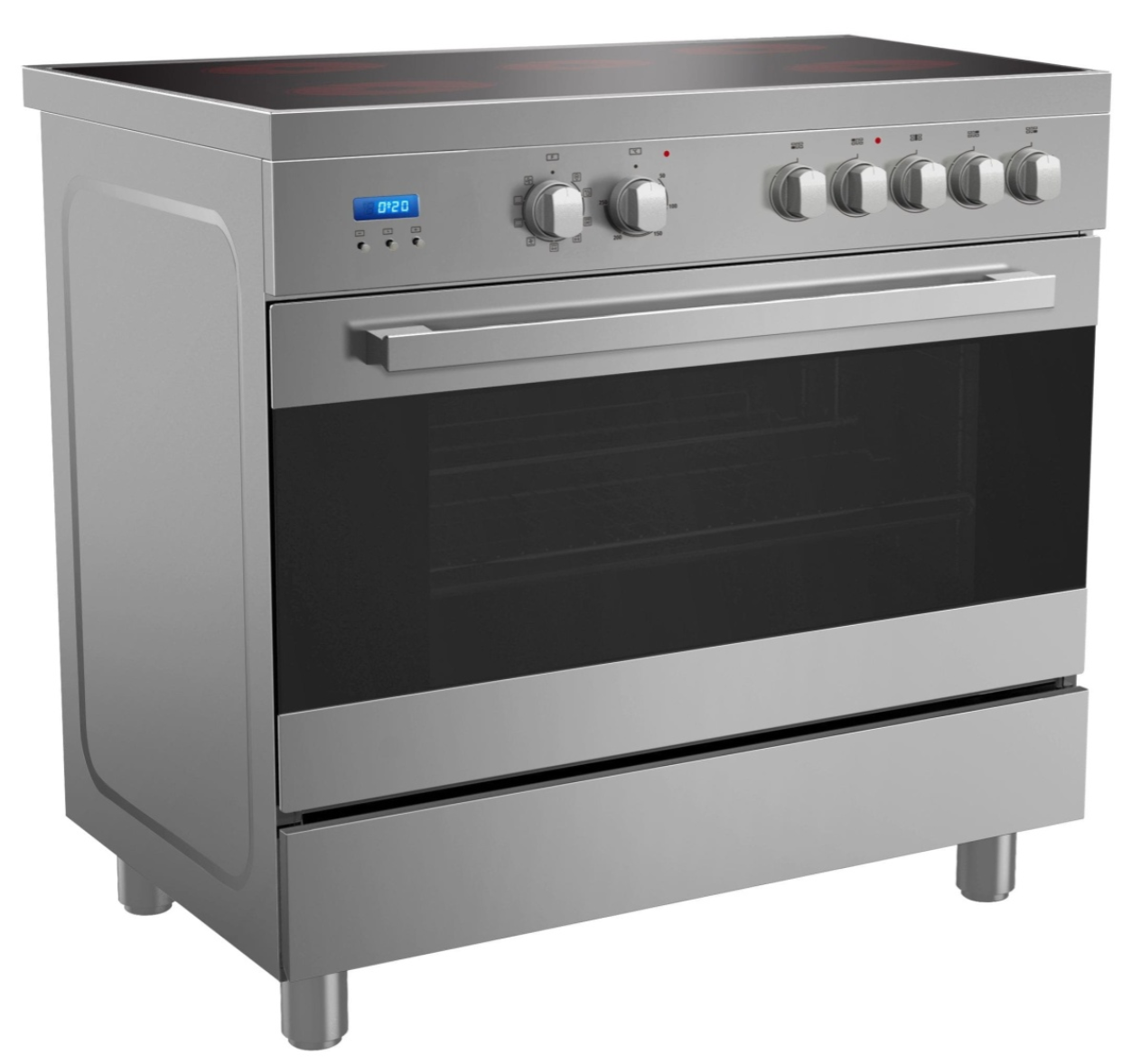 Кухонная плита Midea FSC-911EX серый