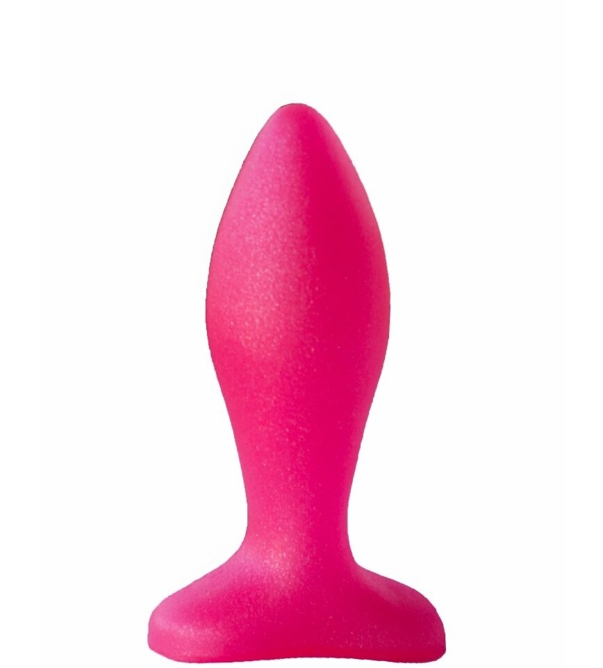 Анальная пробка, розовая, 10см