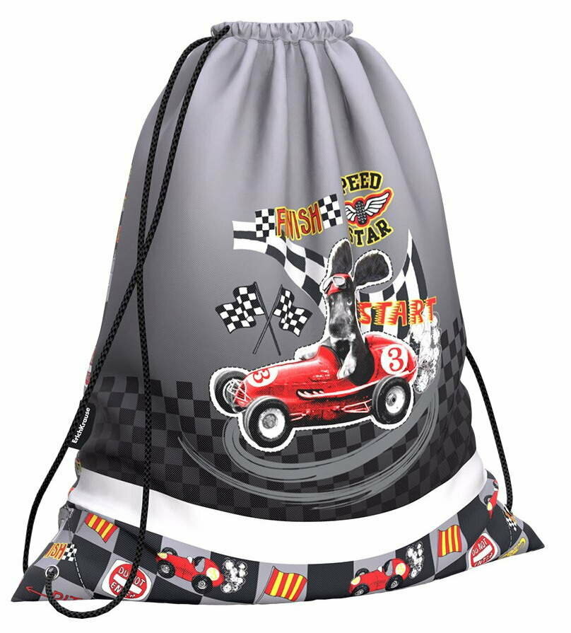 Мешок для обуви ErichKrause 365x440мм Young Racer