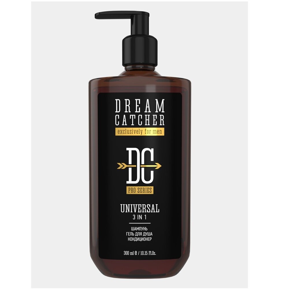 Шампунь, гель для душа, кондиционер DREAM CATCHER 3in1 300 мл, для мужчин