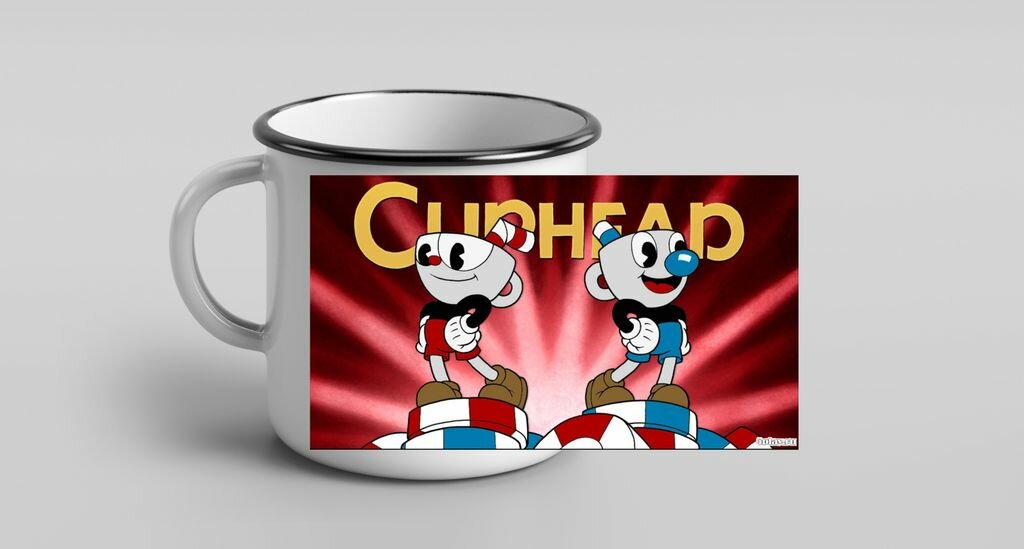 Кружка металлическая эмалированная Cuphead/ Капхед №4