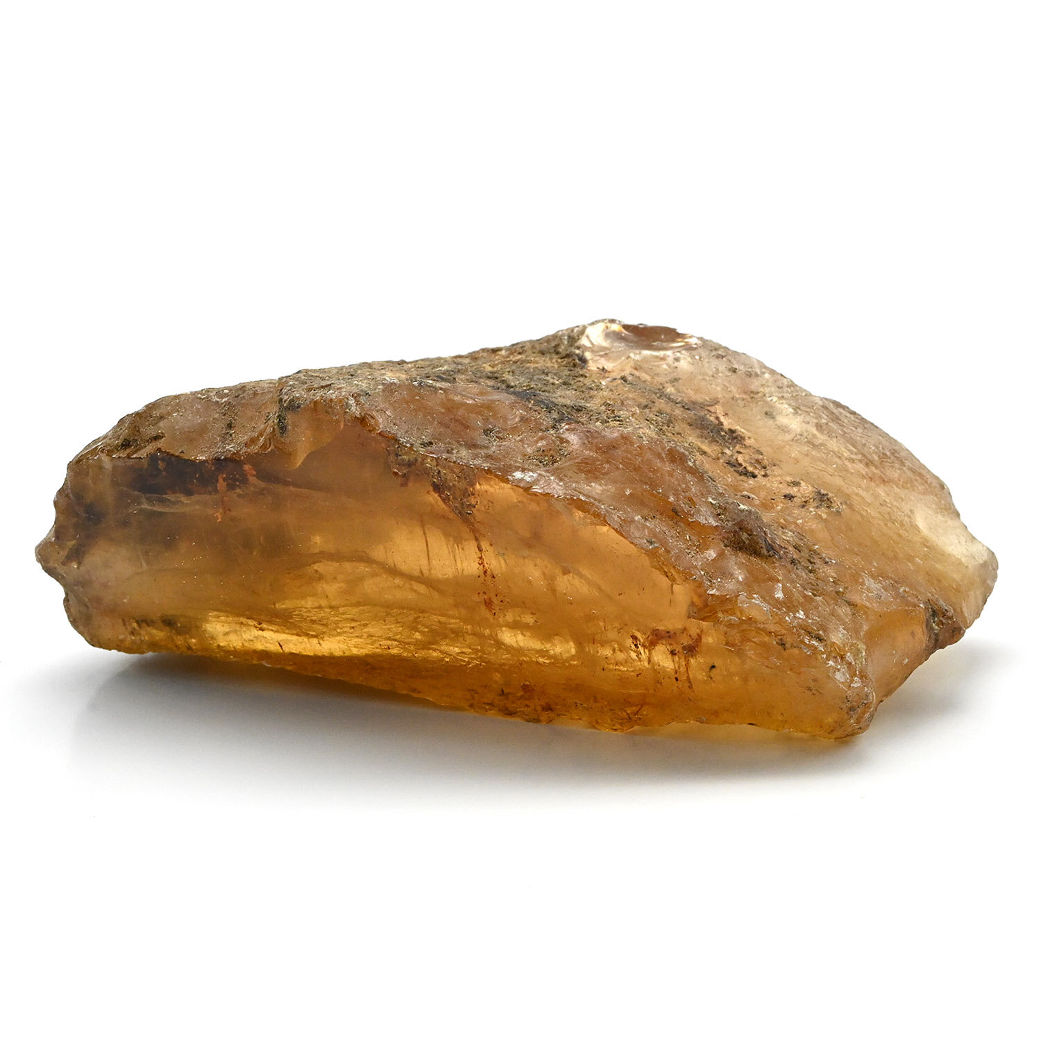 Сувенирный янтарь "Копал" полированный 103*63*38мм, 131г .