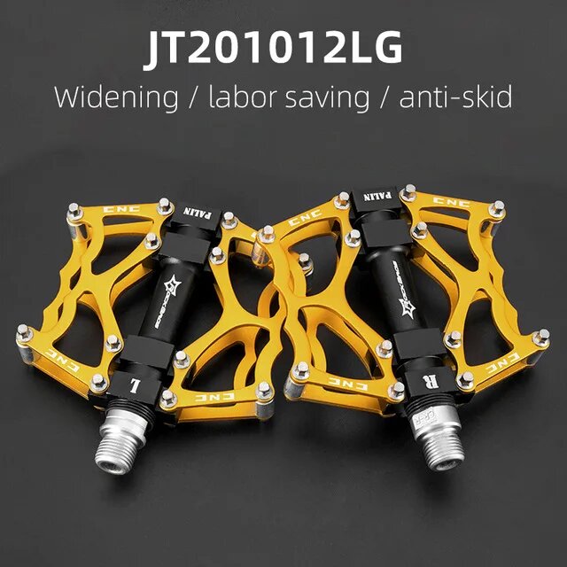 ROCKBROS Ультралёгкие педали для горных и BMX велосипедов Желтый, JT201012LG
