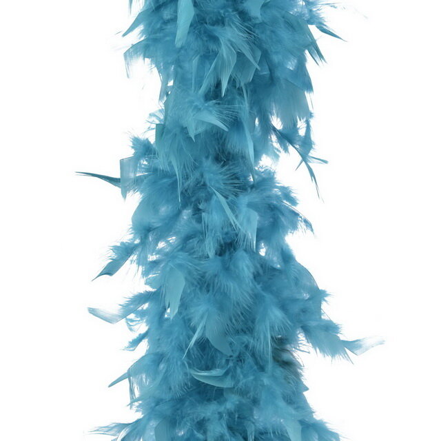 Гирлянда Боа из перьев 184 см бирюзовый, Kaemingk, 728845