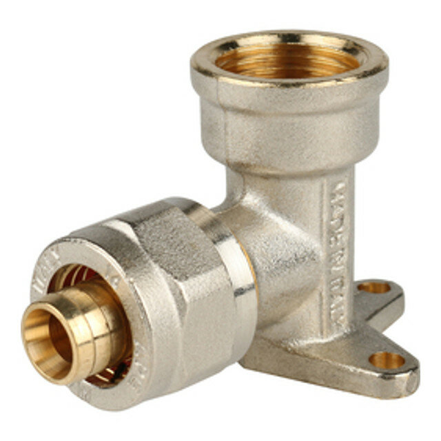 STOUT водорозетка обжим металлопластиковая ВР 1/2х16 компрессионный трубный фитинг