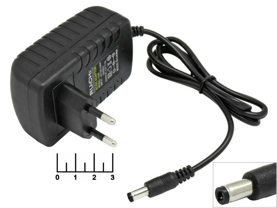 Блок питания 12V 2A №1220 импульсный (5.5*2.5) (96916)