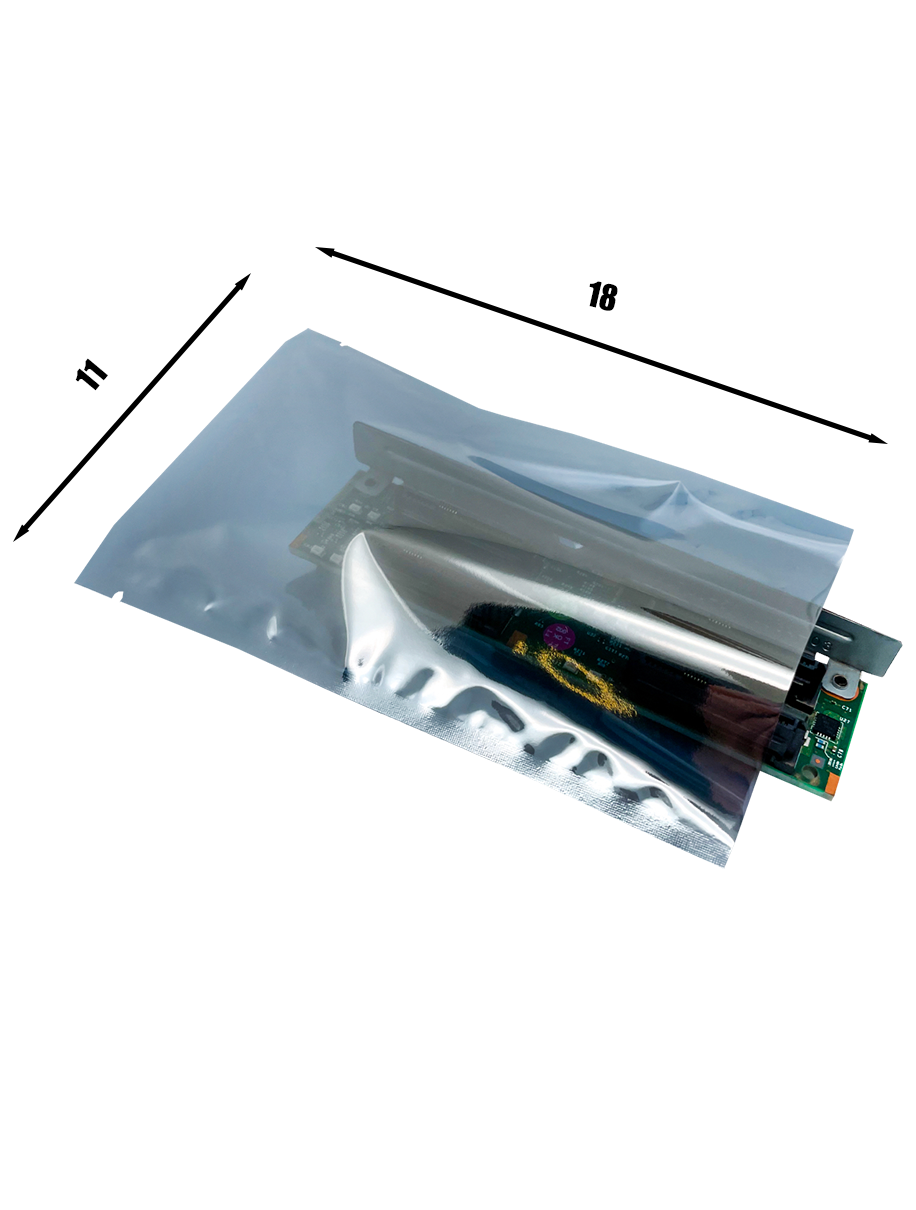 Антистатический пакет, размер 11x18 см, 30 шт в упаковке