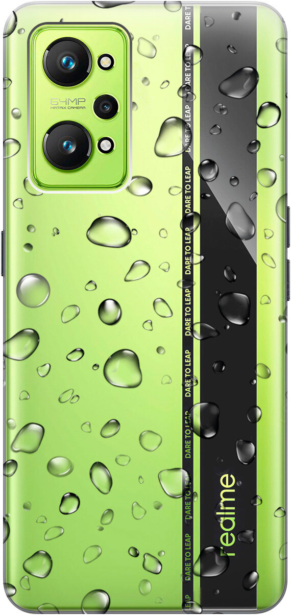 Силиконовый чехол с принтом Rain для Realme GT Neo 2 / Рилми ГТ Нео 2
