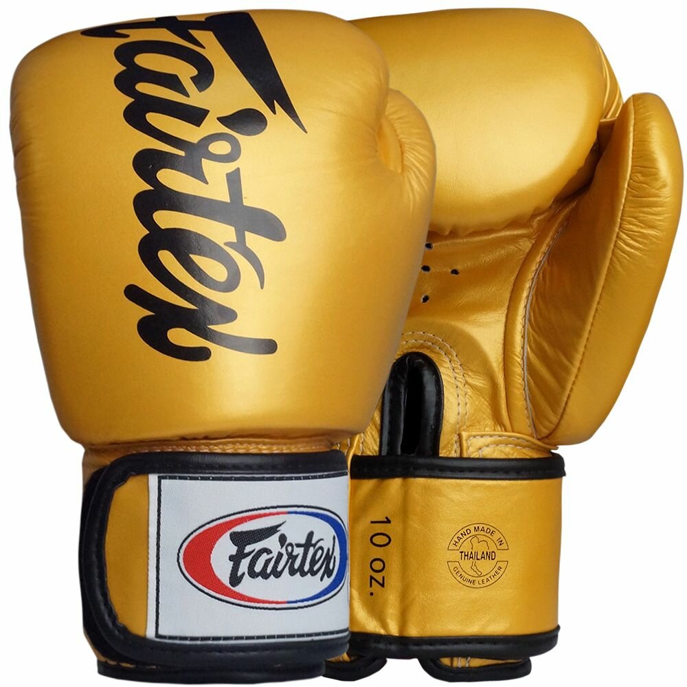 Перчатки для бокса Fairtex BGV19 золотые 10 унций