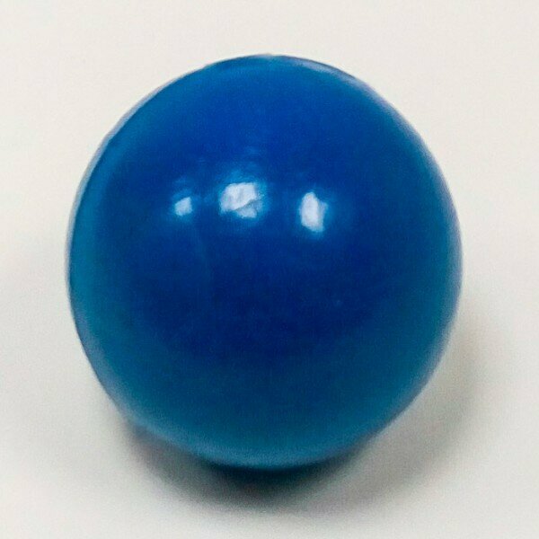 Мяч для метания синий, d 6 см, 130 грамм