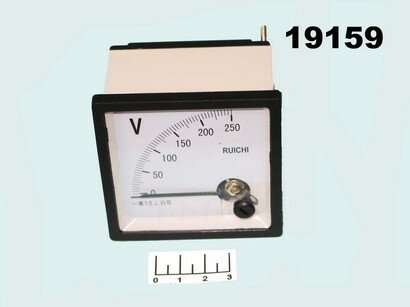 Измерительная головка вольтметр 250V 72*72мм AC