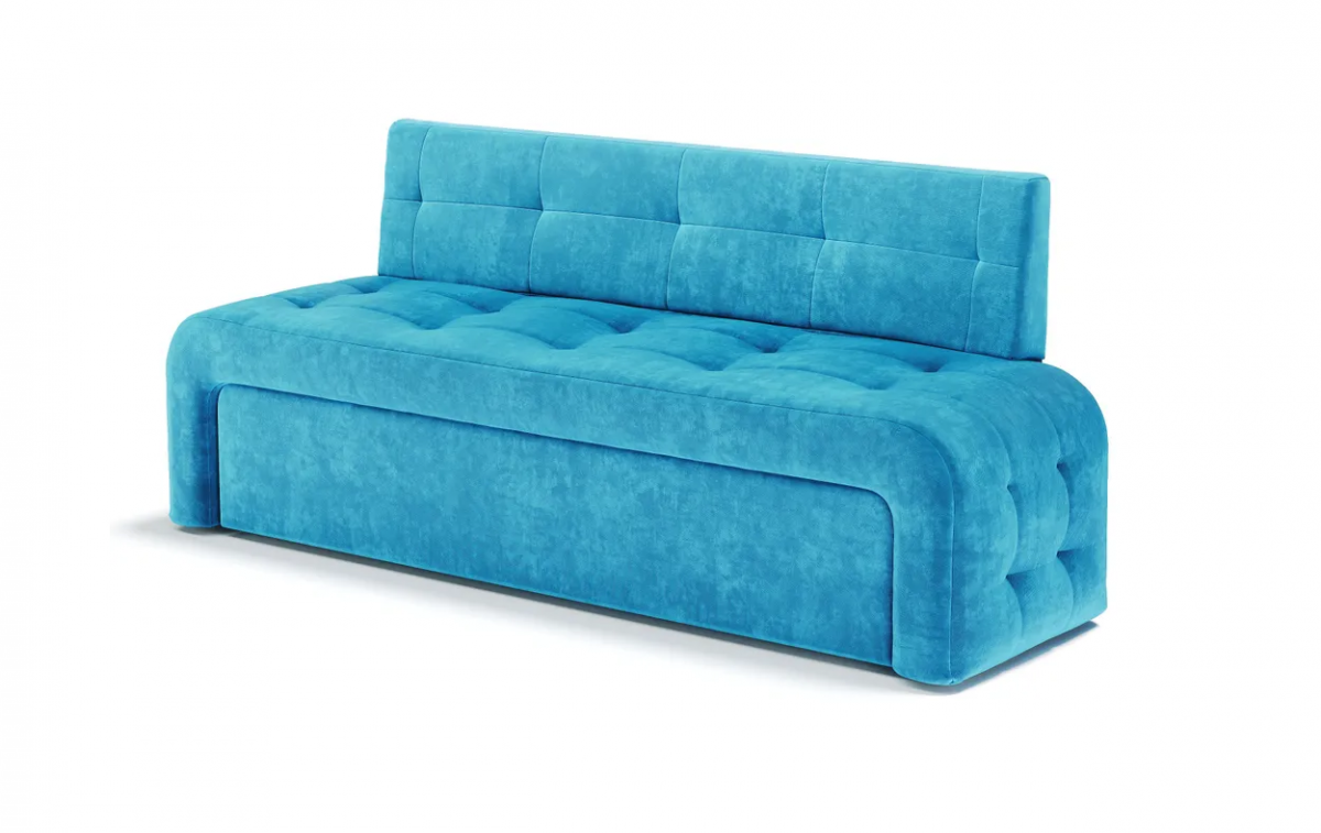 Кухонный диван Прага 190 см. Голубой